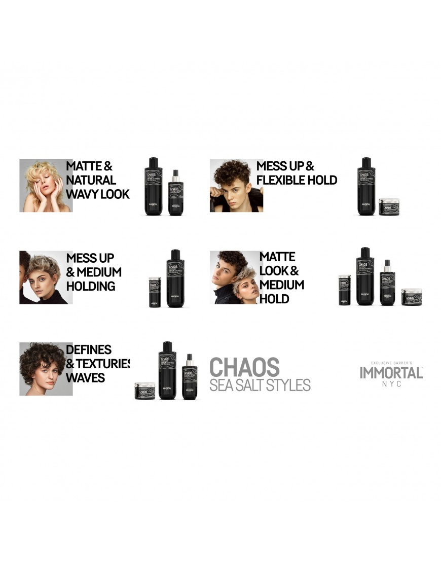 IMMORTAL NYC CHAOS Sea Salt Spray 250ml